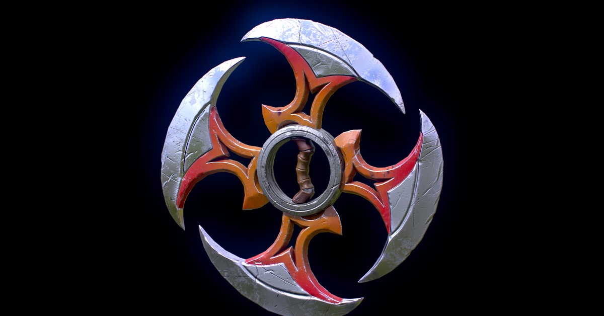 Chakram 3D model | Пикабу