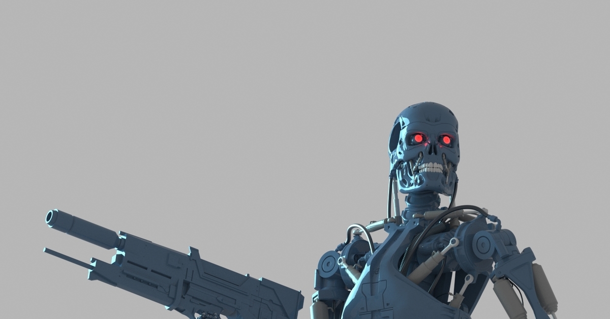Creation terminator t-800 real 3D model - 06.04.21 03:51 | Пикабу