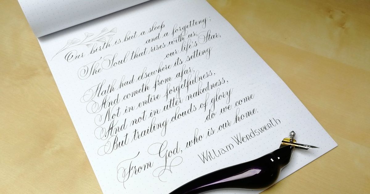 Engrosser's script (вариант Copperplate) | Пикабу