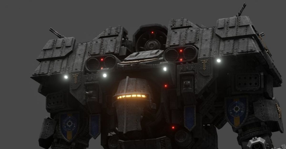 Lucius-pattern Warmaster Titan | Пикабу