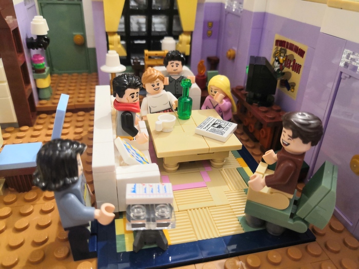 LEGO. Квартиры героев сериала «Друзья» | Пикабу