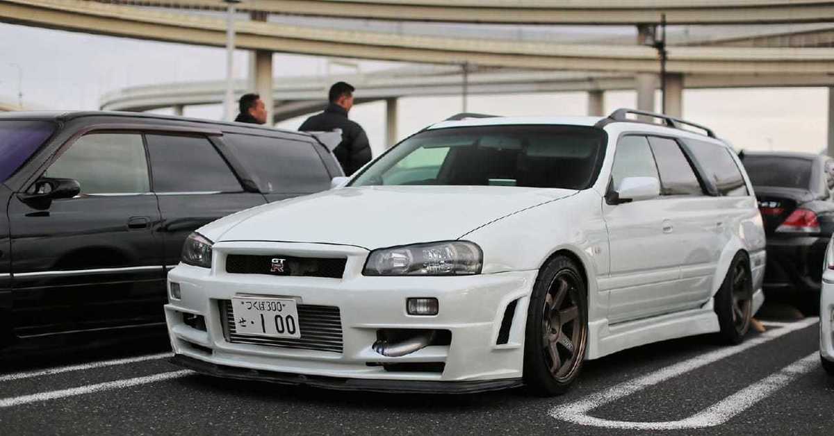 Transkit Nissan Stagea R34 GTR Facelift - 11.06.21 16:34 | Пикабу