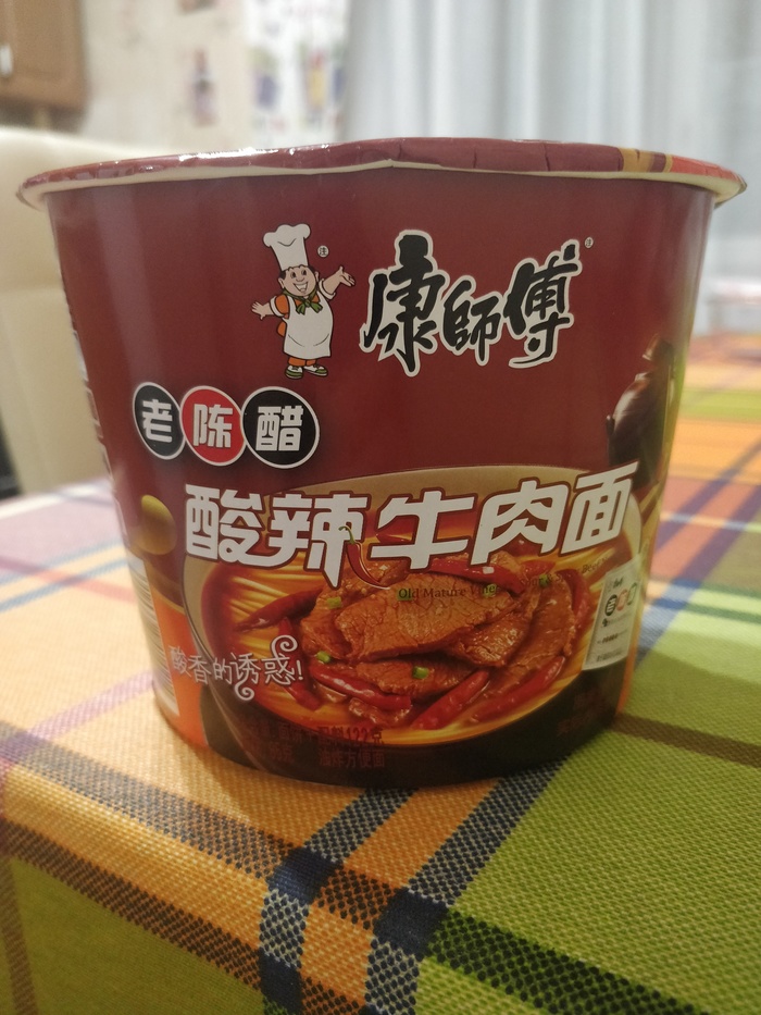 Лапша Master Kong Old Mature Vinegar Sour & Spicy Beef Noodle | Пикабу