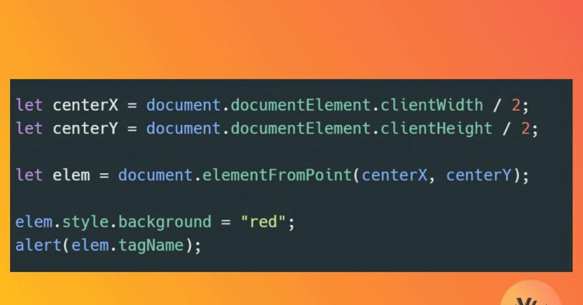 ElementFromPoint(x, y) - 20.09.22 18:01 | Пикабу