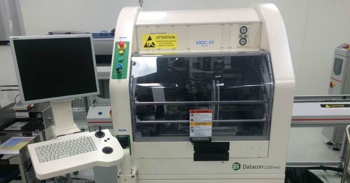 Автомат монтажа кристаллов модели besi datacon 2200 evo plus(нужна ...