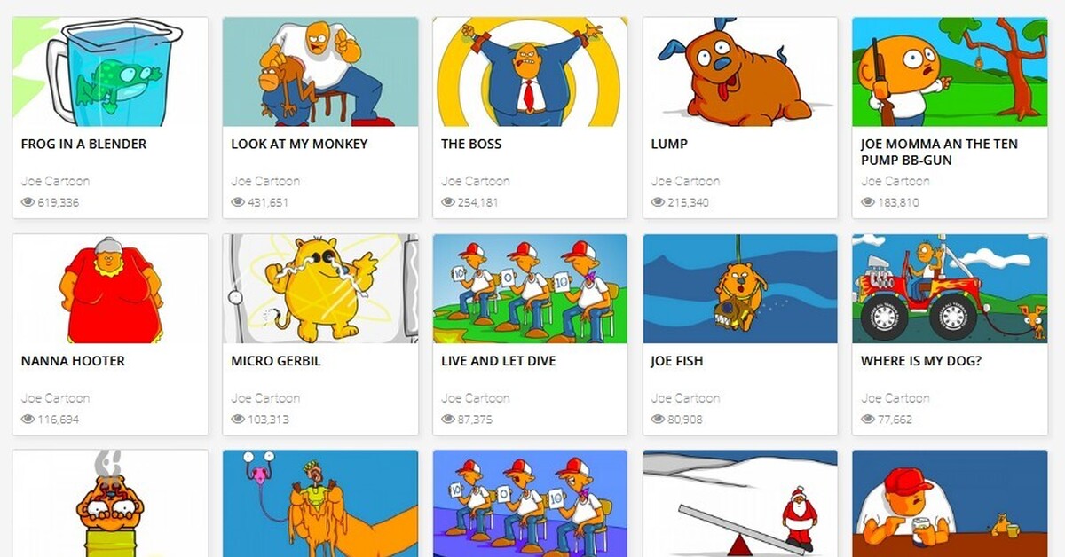 Игры от Joe Cartoon | Пикабу