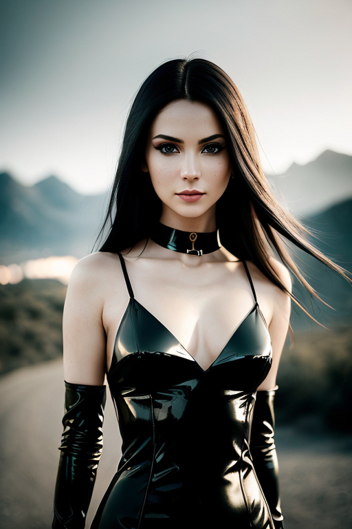 Women in latex by Stable Diffusion | Пикабу