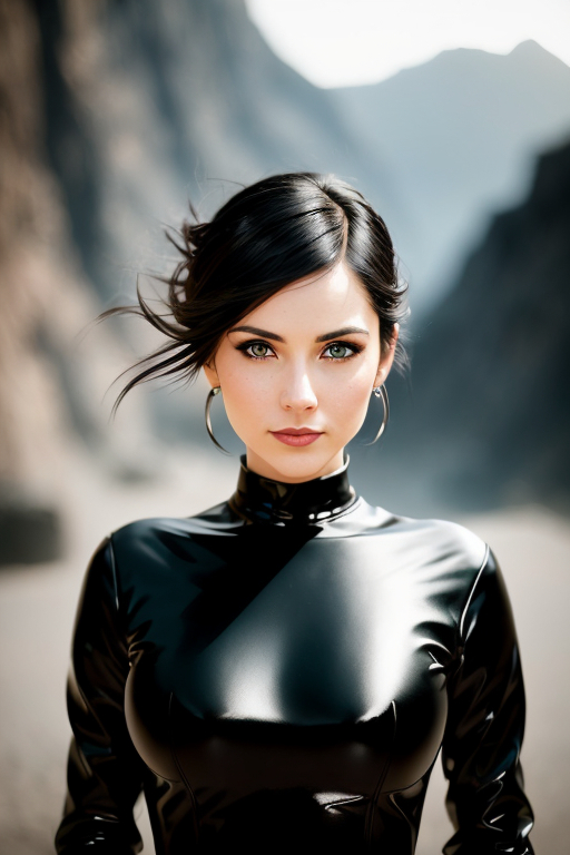 Women in latex by Stable Diffusion | Пикабу