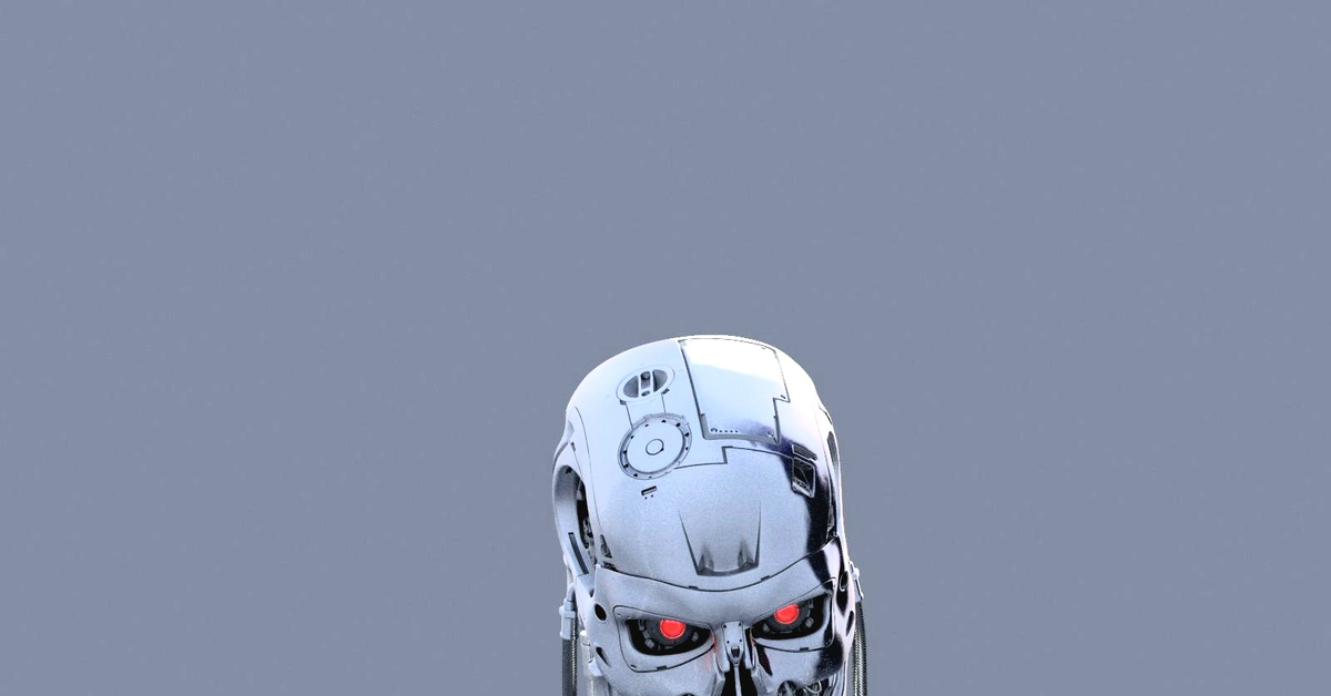 Terminator 3d max 2022 render virey | Пикабу
