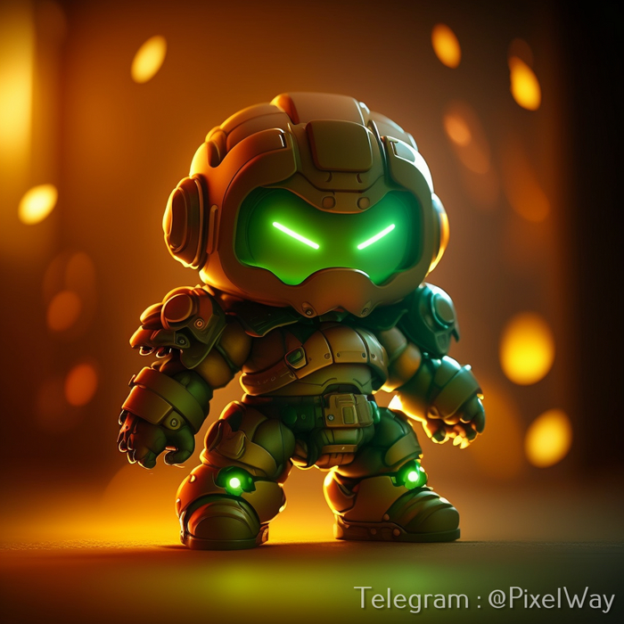 Chibi Doomguy Пикабу