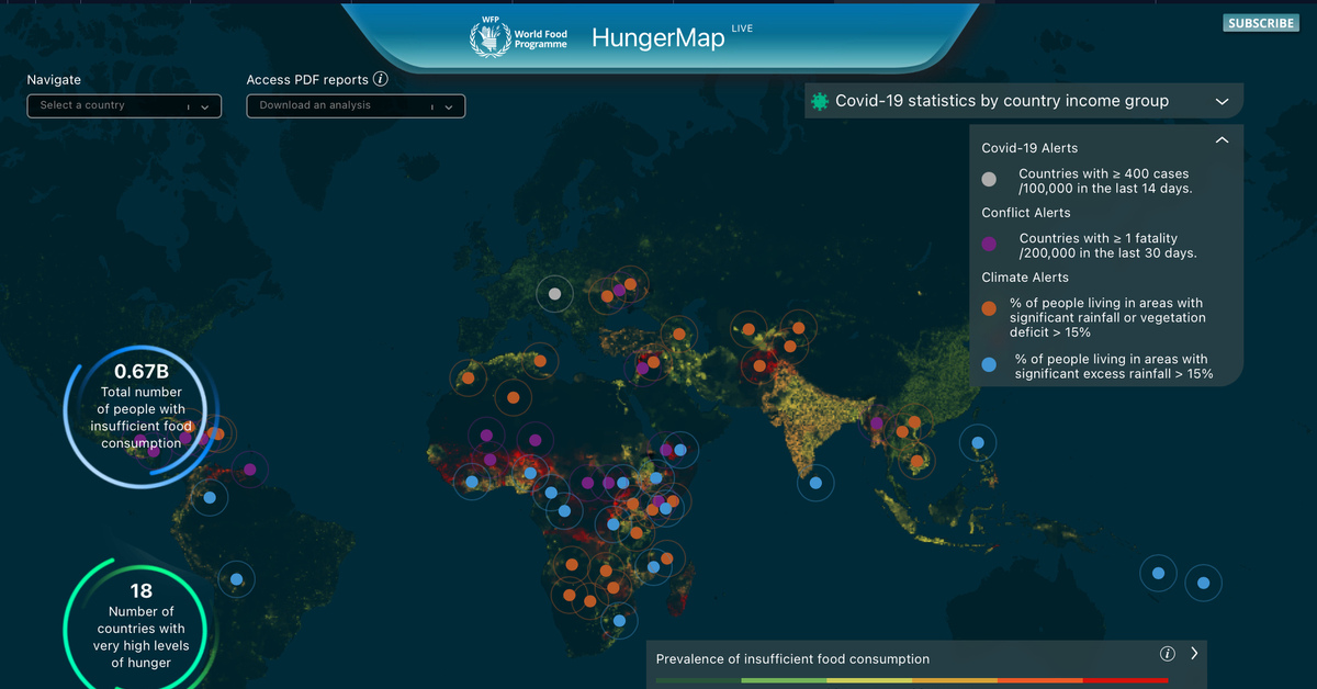 Hunger map