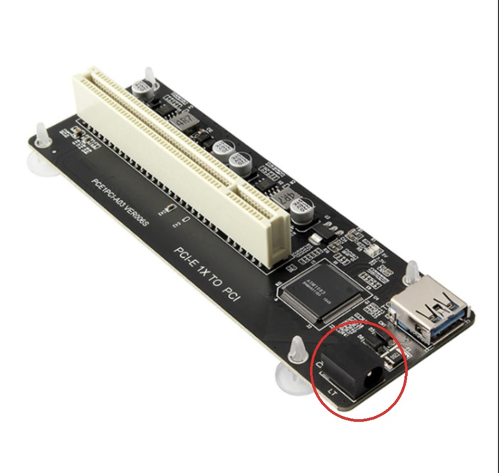 Подключение звуковой карты через райзер PCI-E 1X to PCI | Пикабу