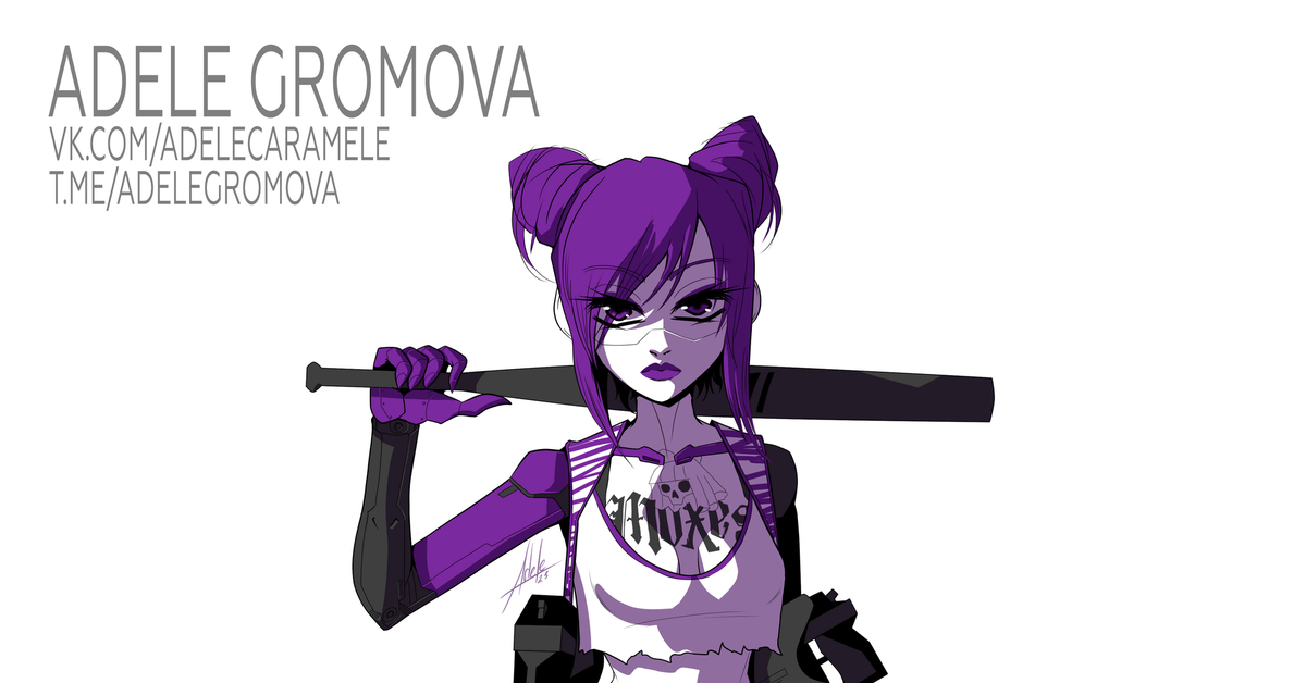 Mox Girl из Cyberpunk 2077 Пикабу