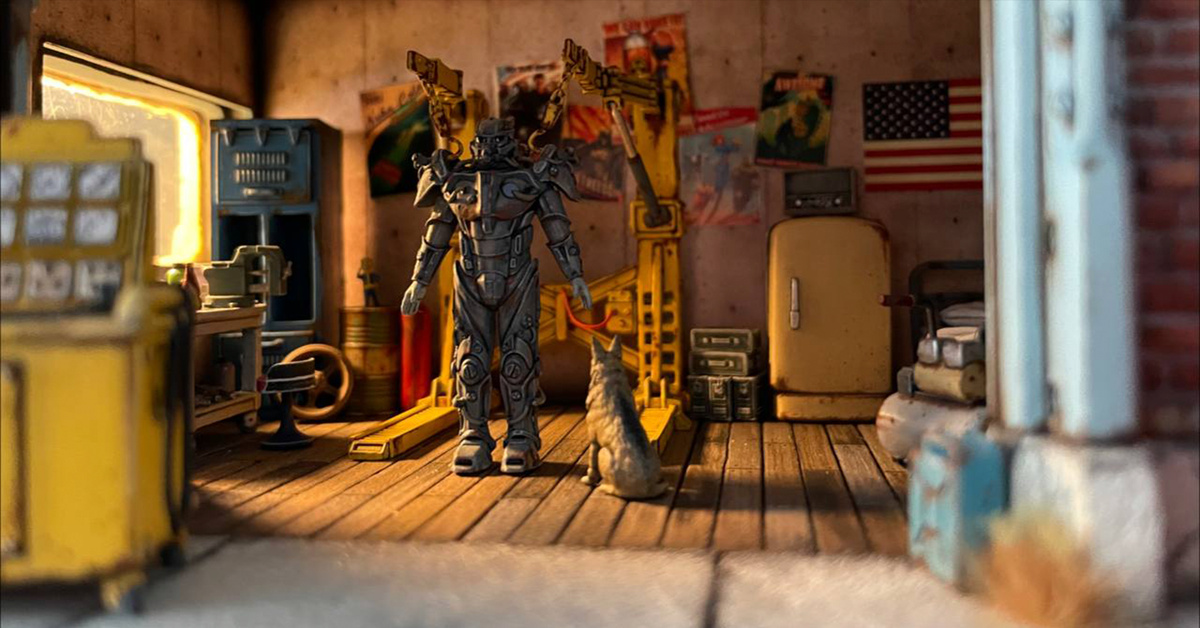 Diorama Fallout 4 Red Rocket Station внутри | Пикабу