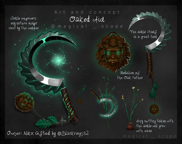 Коллекция магических клинков от художника Magical_scope | Пикабу