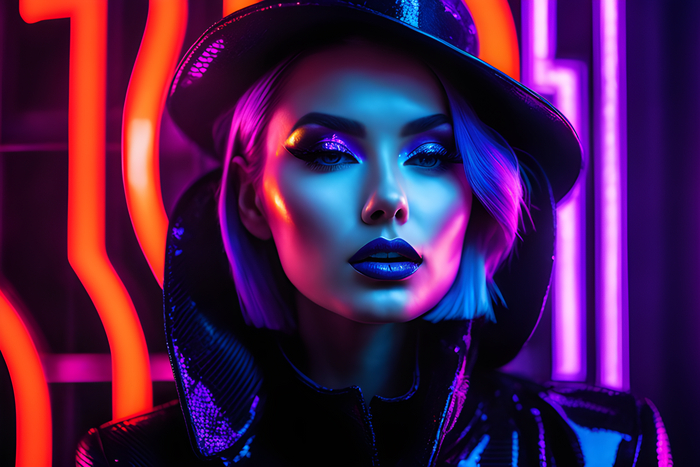 Neon Girl | Пикабу