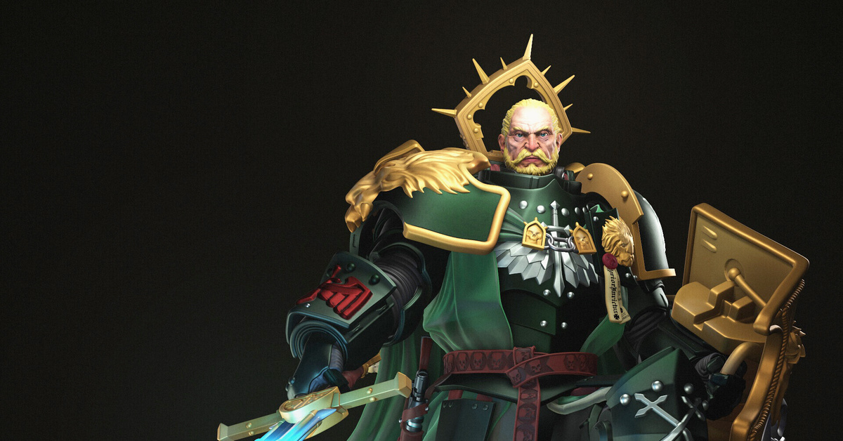 Lion El'Jonson by Louis Squara | Пикабу