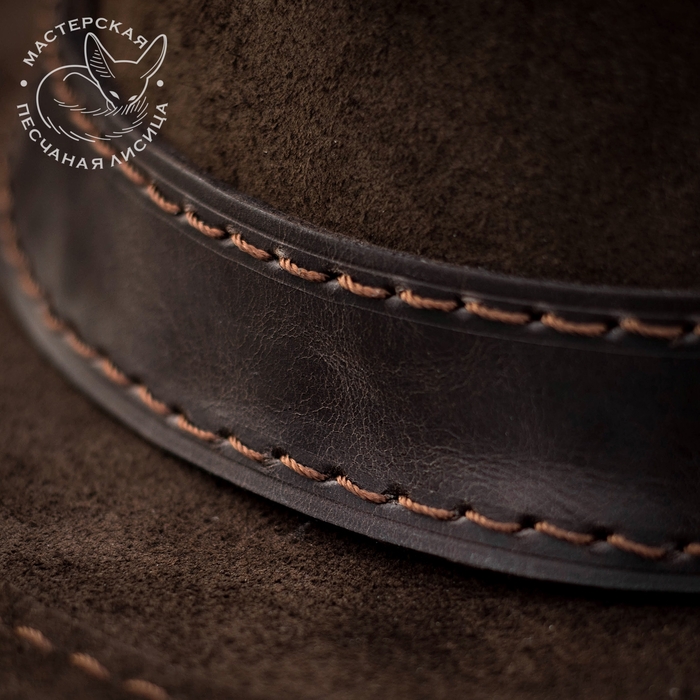 Клубная шляпа из кожи | Пикабу