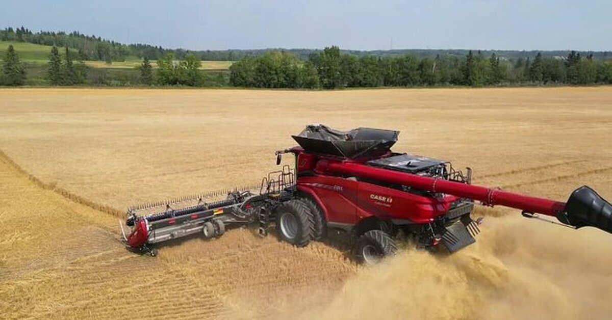 Комбайн мощностью 775 л/с: CASE IH выводят на рынок новую модель AF11 ...