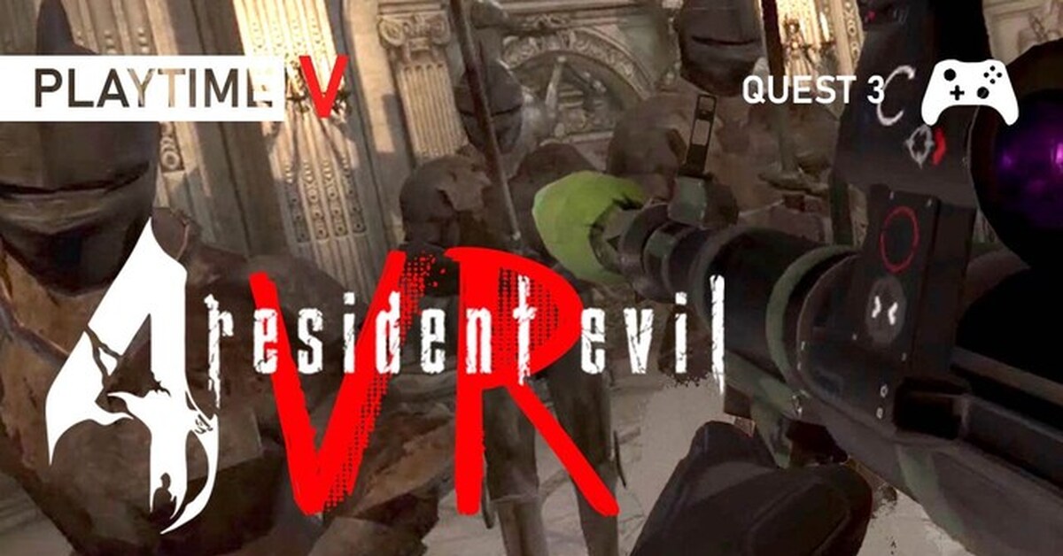 Прохождение Resident Evil 4 VR. Oculus Quest 3 - С гранатометом на ...