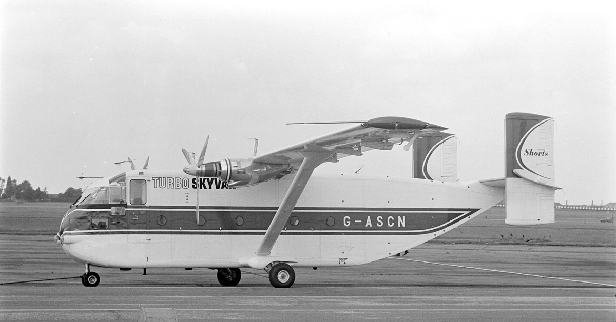 Shorts Skyvan: микроаэробус | Пикабу