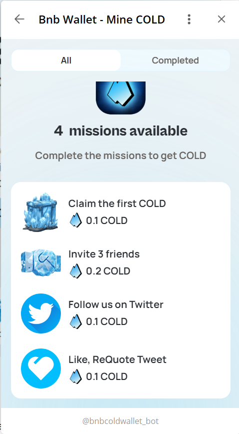 Майнинг в телеграме COLD (BNB WALLET) - 12.04.24 13:23 | Пикабу