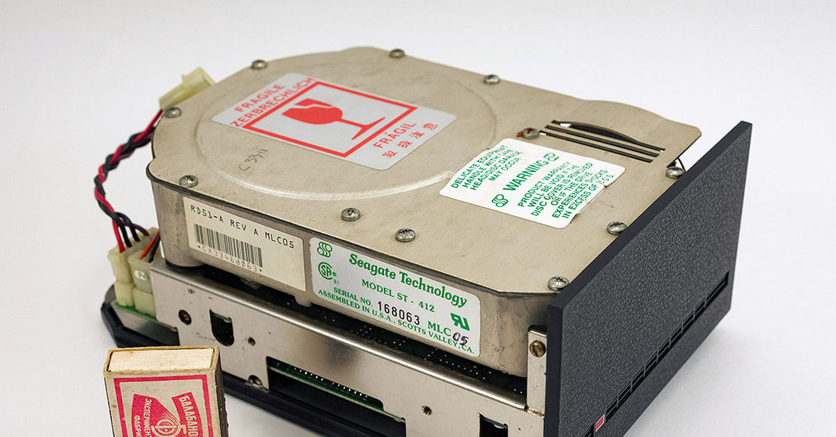 Раритет: Seagate ST-412 - 15.04.24 21:04 | Пикабу