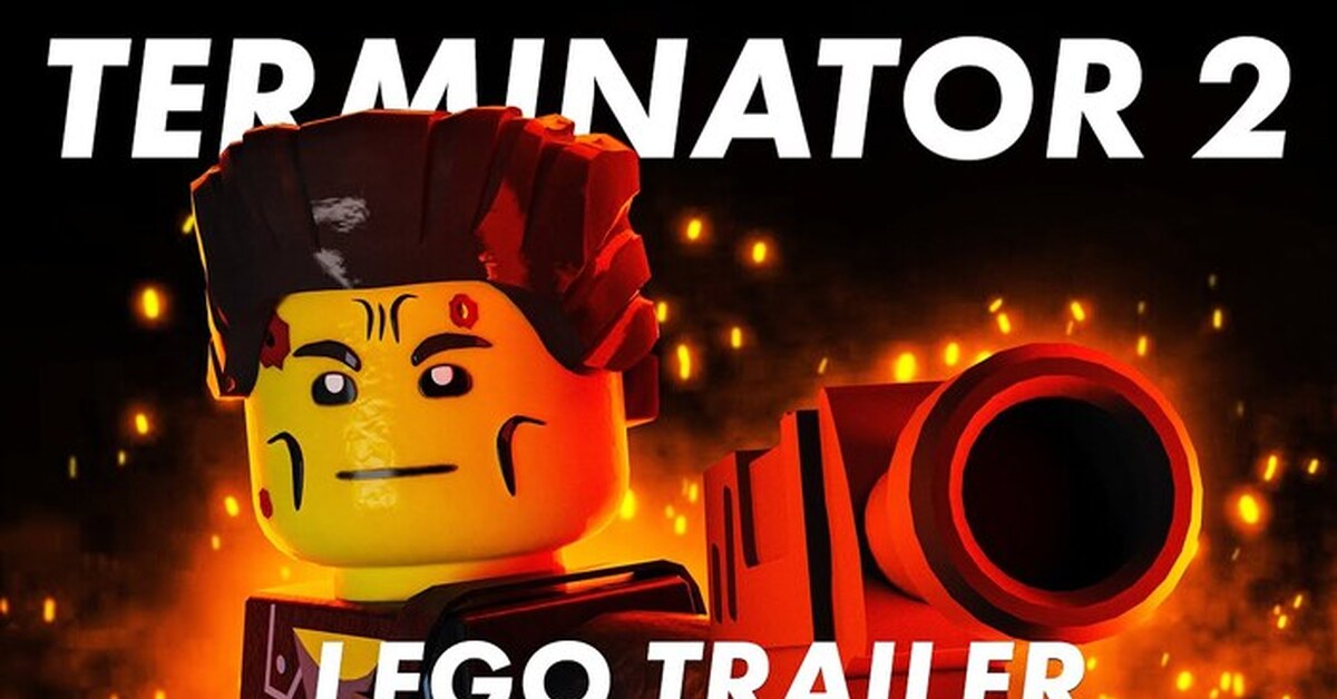 Terminator 2 - Официальный трейлер в стиле LEGO | Пикабу