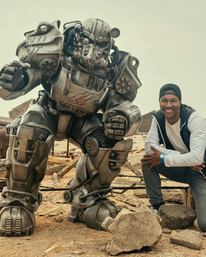 Закадровые фото со съемок сериала Fallout - 27.04.24 09:05 | Пикабу