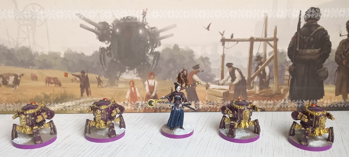 Настольная игра "Серп"(Scythe). Дополнение: "Захватчики из далеких ...