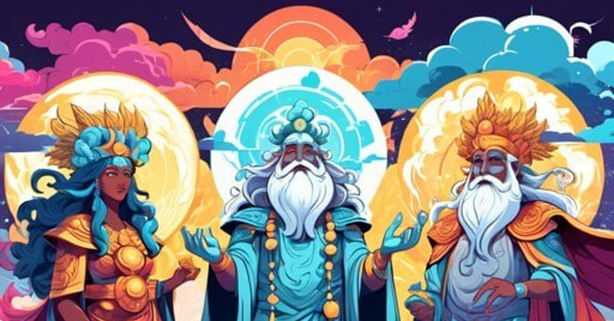 Вот таких weather gods изобразил мне Hotpot.ai - 05.05.24 13:47 | Пикабу