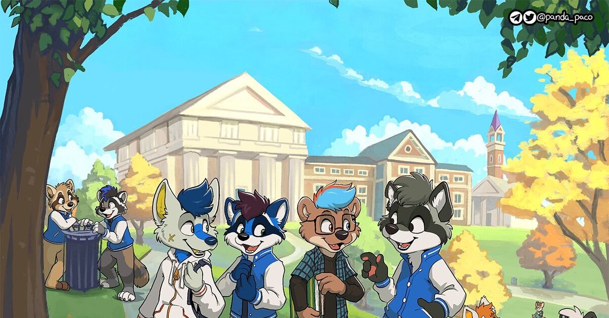 Welcome to the Furry University | Пикабу