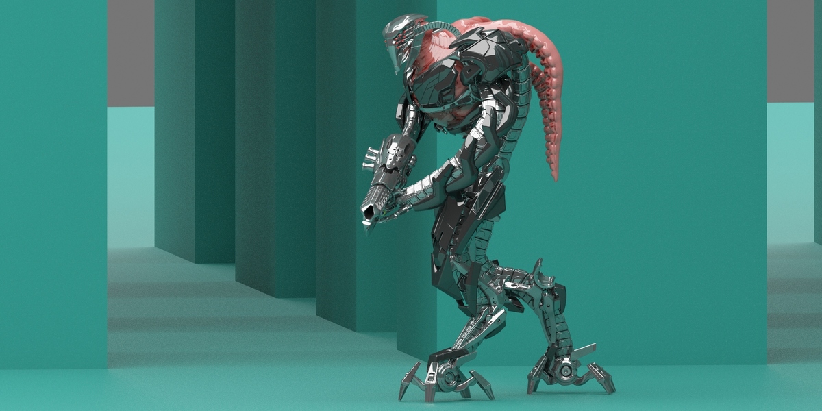 Crysis 2 Ceph 3D model | Пикабу