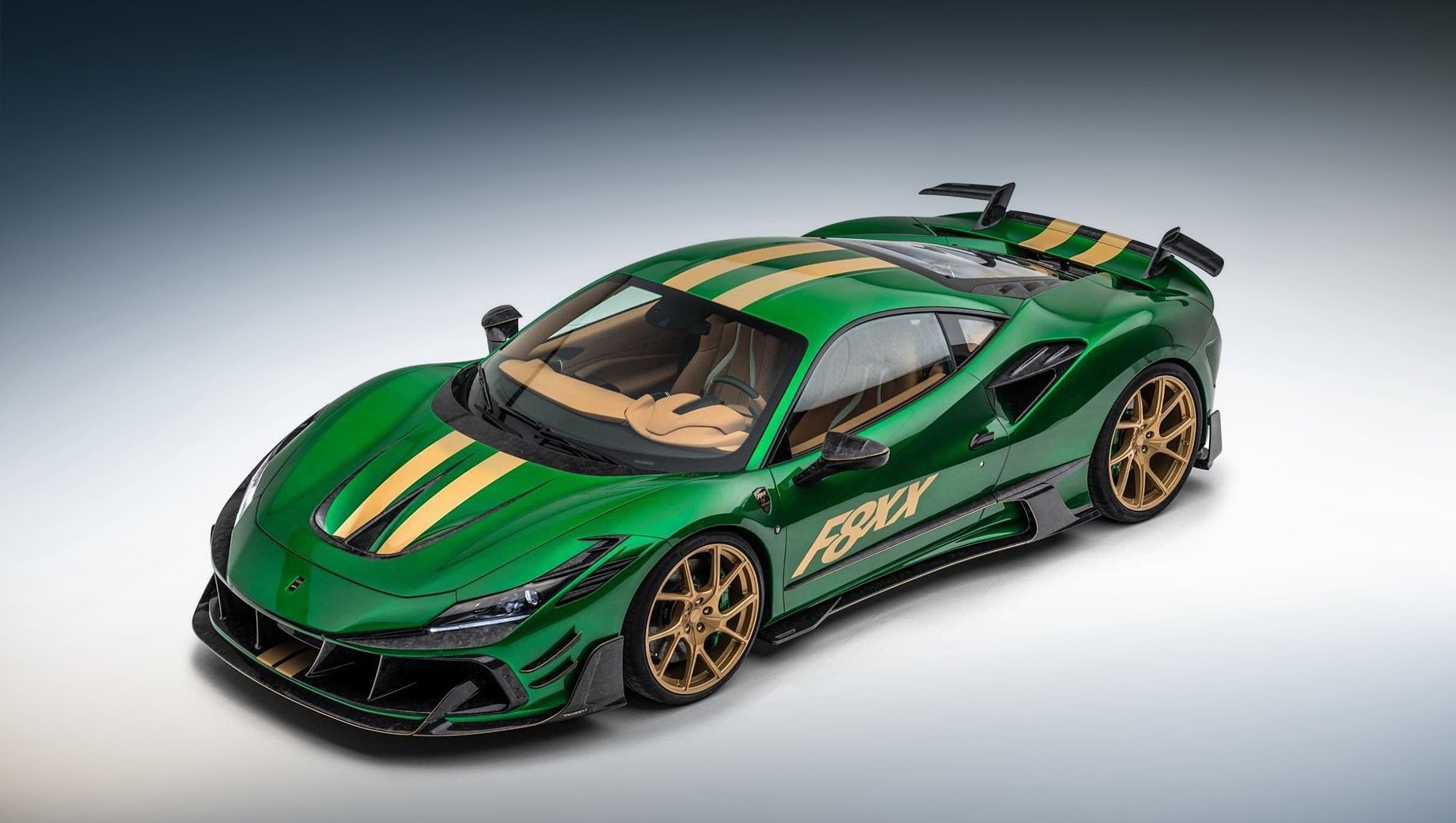 Купе Mansory F8XX вышло пёстрым и очень быстрым | Пикабу