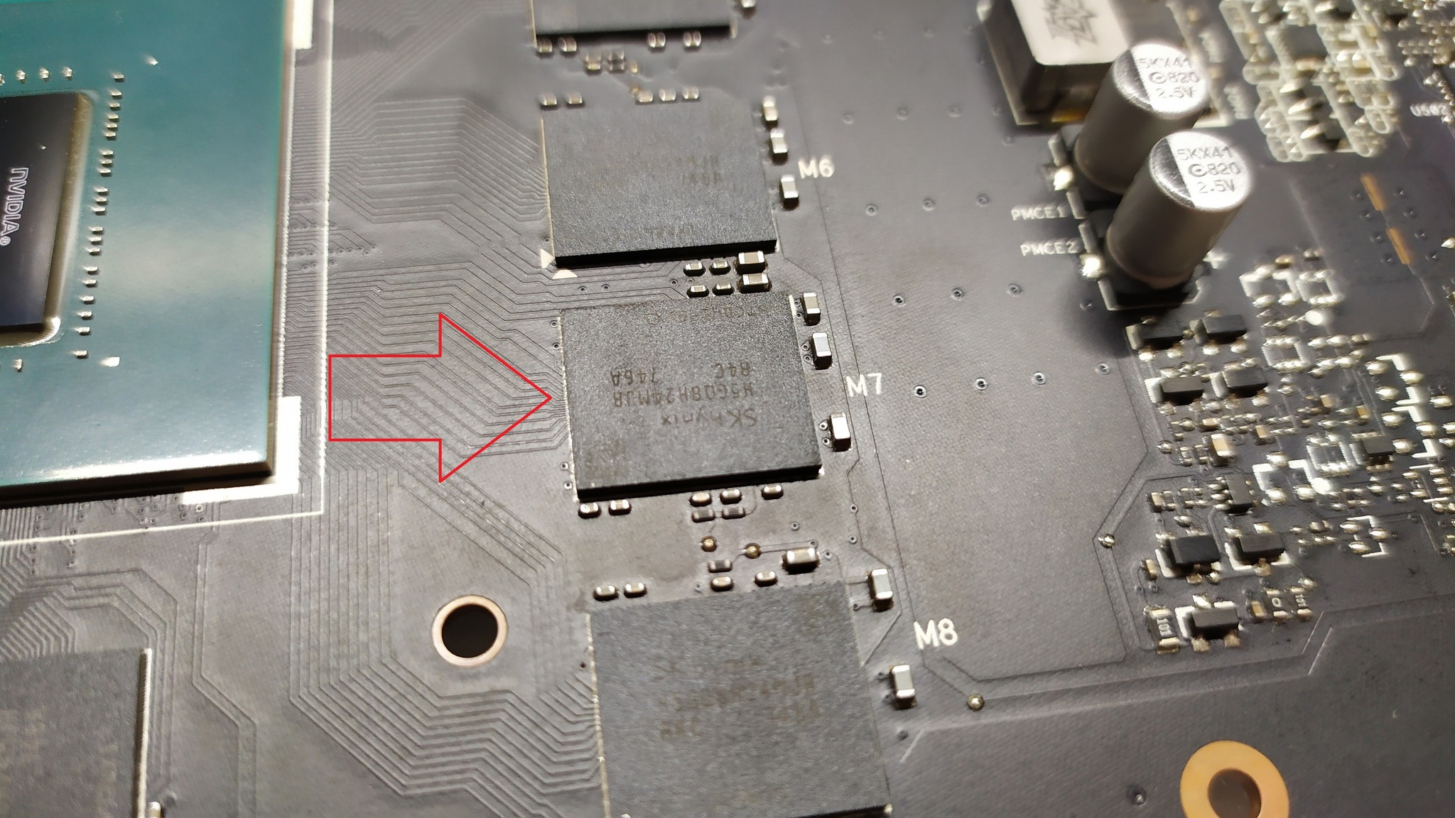 Там плата расслоилась из-за артефактов. Ремонт 1060 | Пикабу