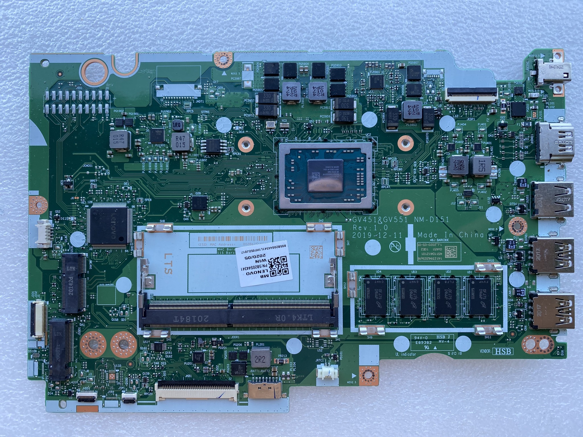 Lenovo Ideapad 3-14ADA05 NM-D151 GV451 GV551 Rev1.0 - фотографии материнской платы Full HD | Пикабу