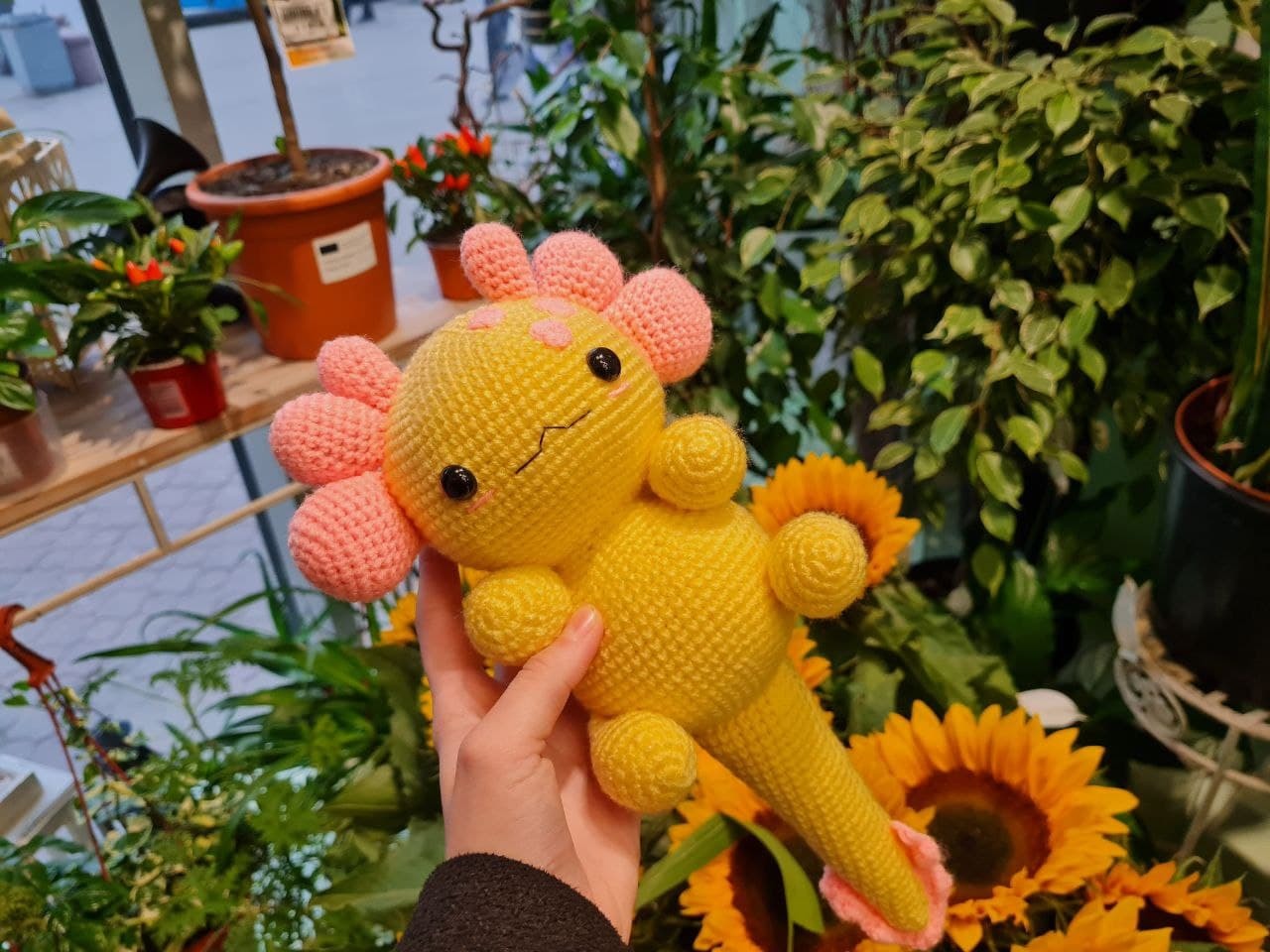 Осенний Аксолотль :3 | Пикабу