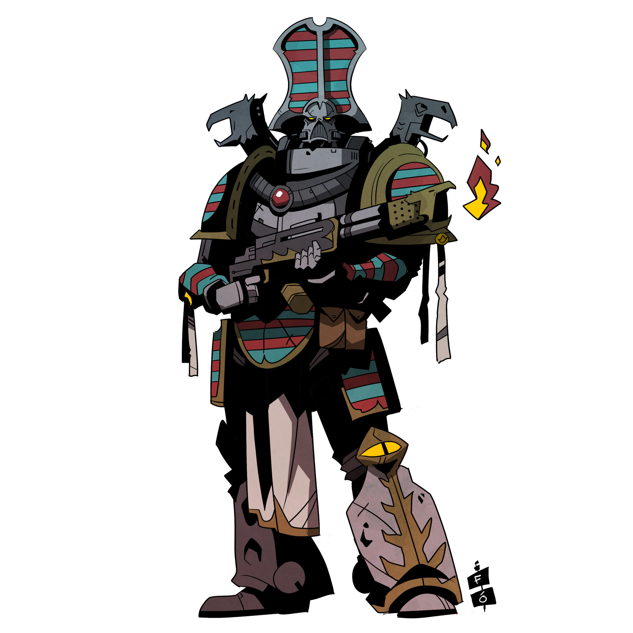 Wh40k Art by Frank Calico | Пикабу