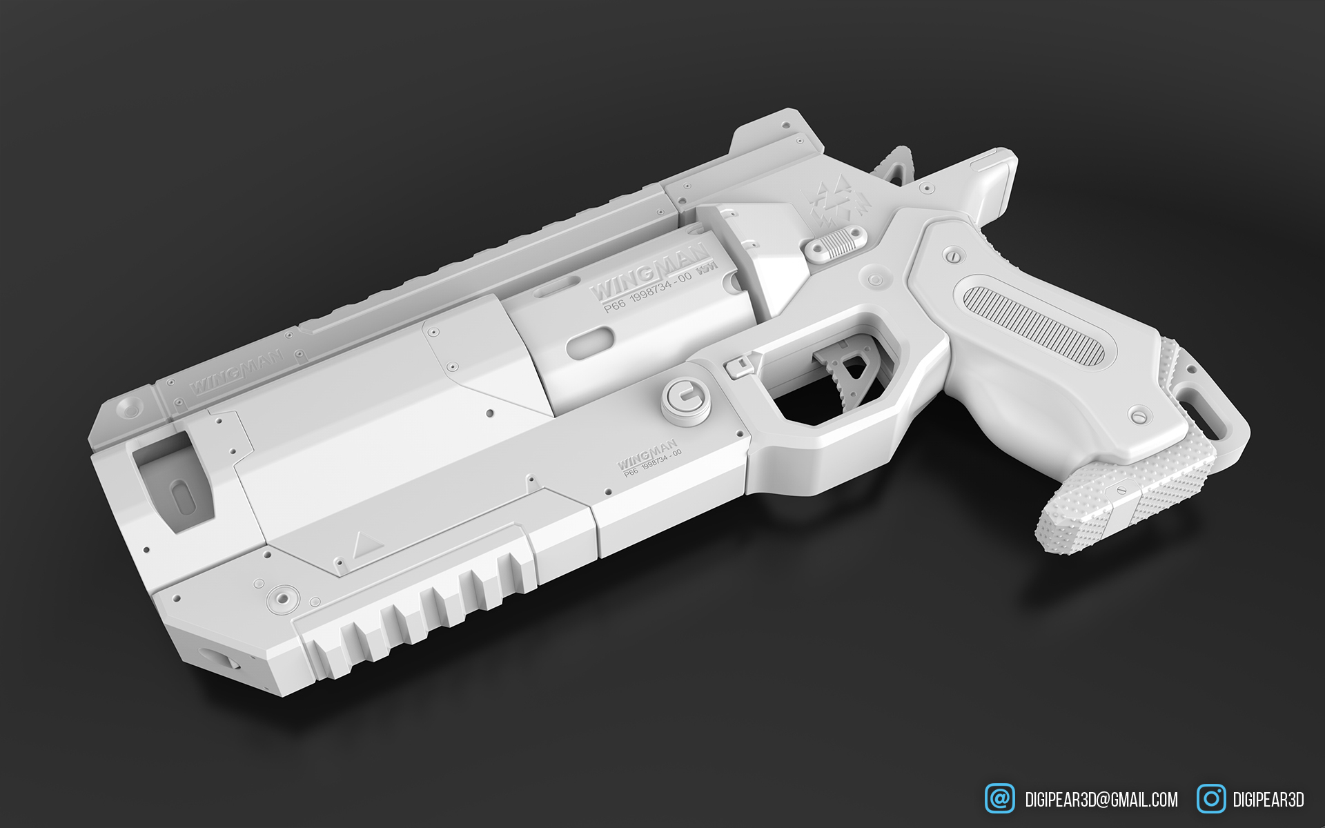 Револьвер Wingman из игры Apex Legends | Пикабу