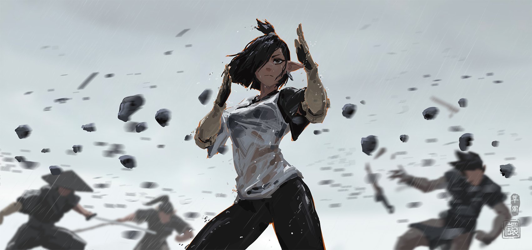 Fantasy Sketches by Kan Liu | Пикабу