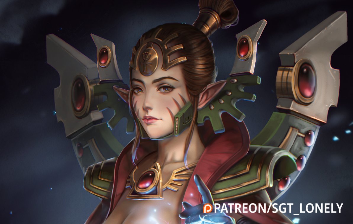 Avatar of Khaine and Farseer Macha by Sgt-lonely | Пикабу