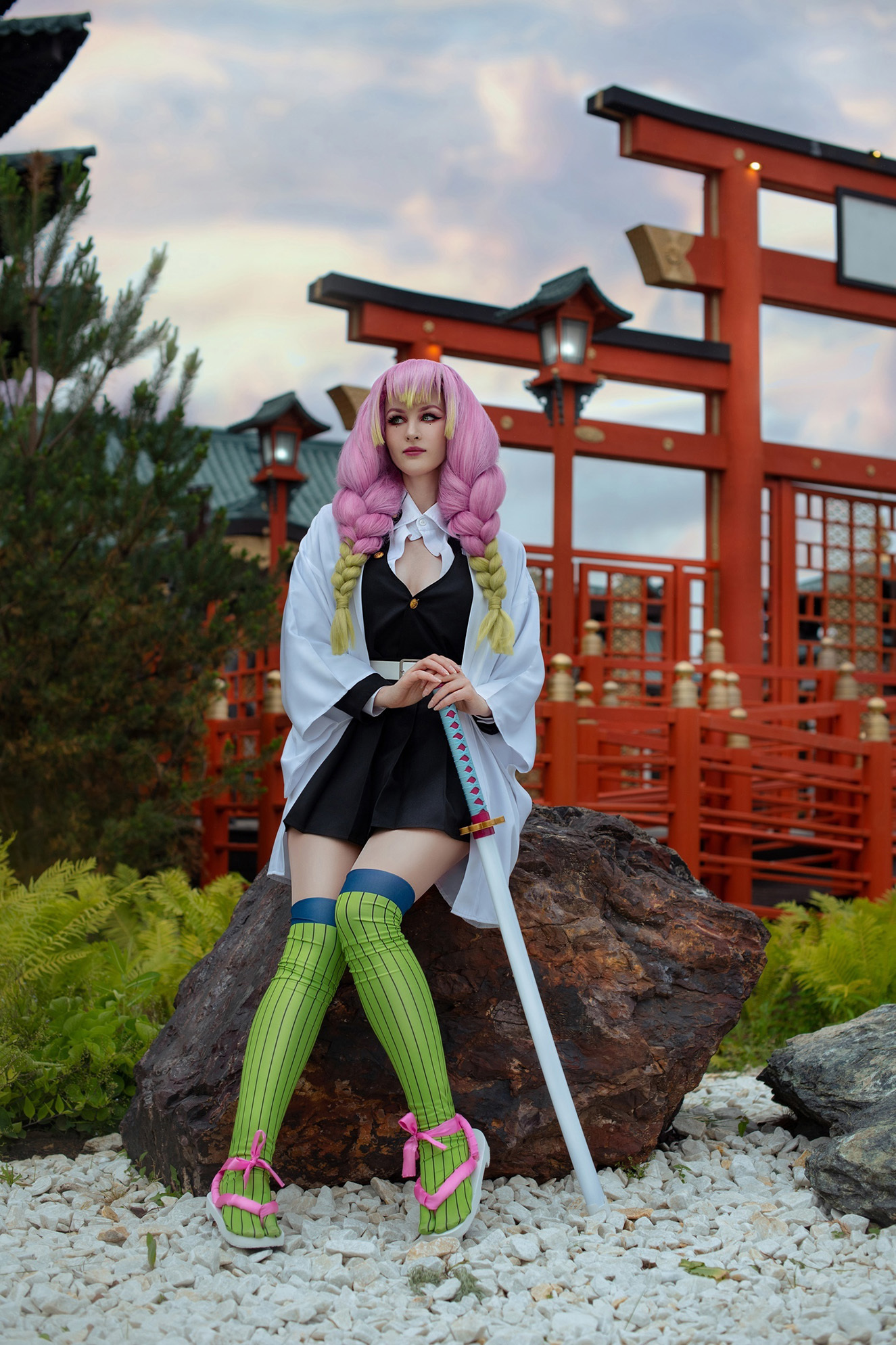 Mitsuri Kanroji cosplay | Пикабу
