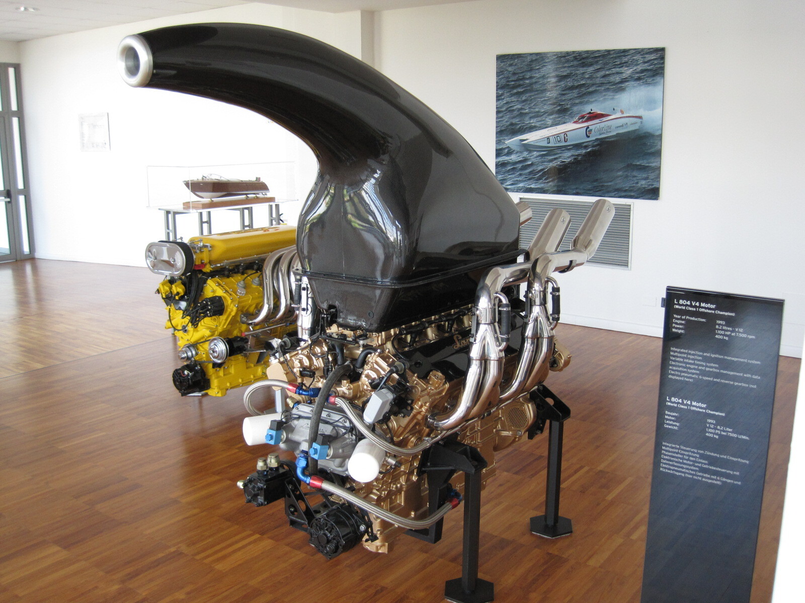 Морской движок Lamborghini Marine V12 (8,2 л, 1100 л.с.) | Пикабу