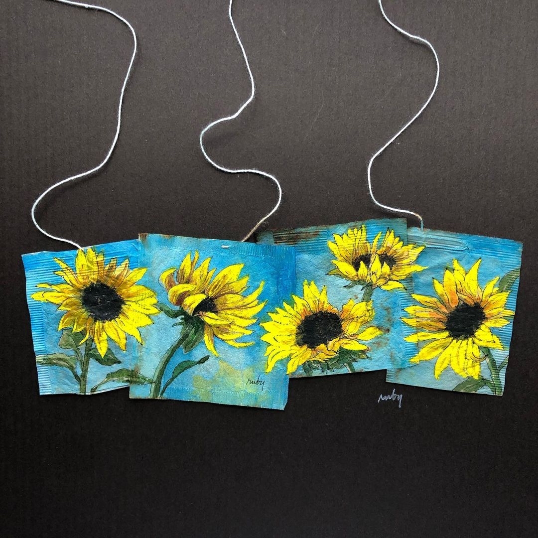 Чайнопакетиковый арт от Ruby Silvious - 04.09.22 22:27 | Пикабу