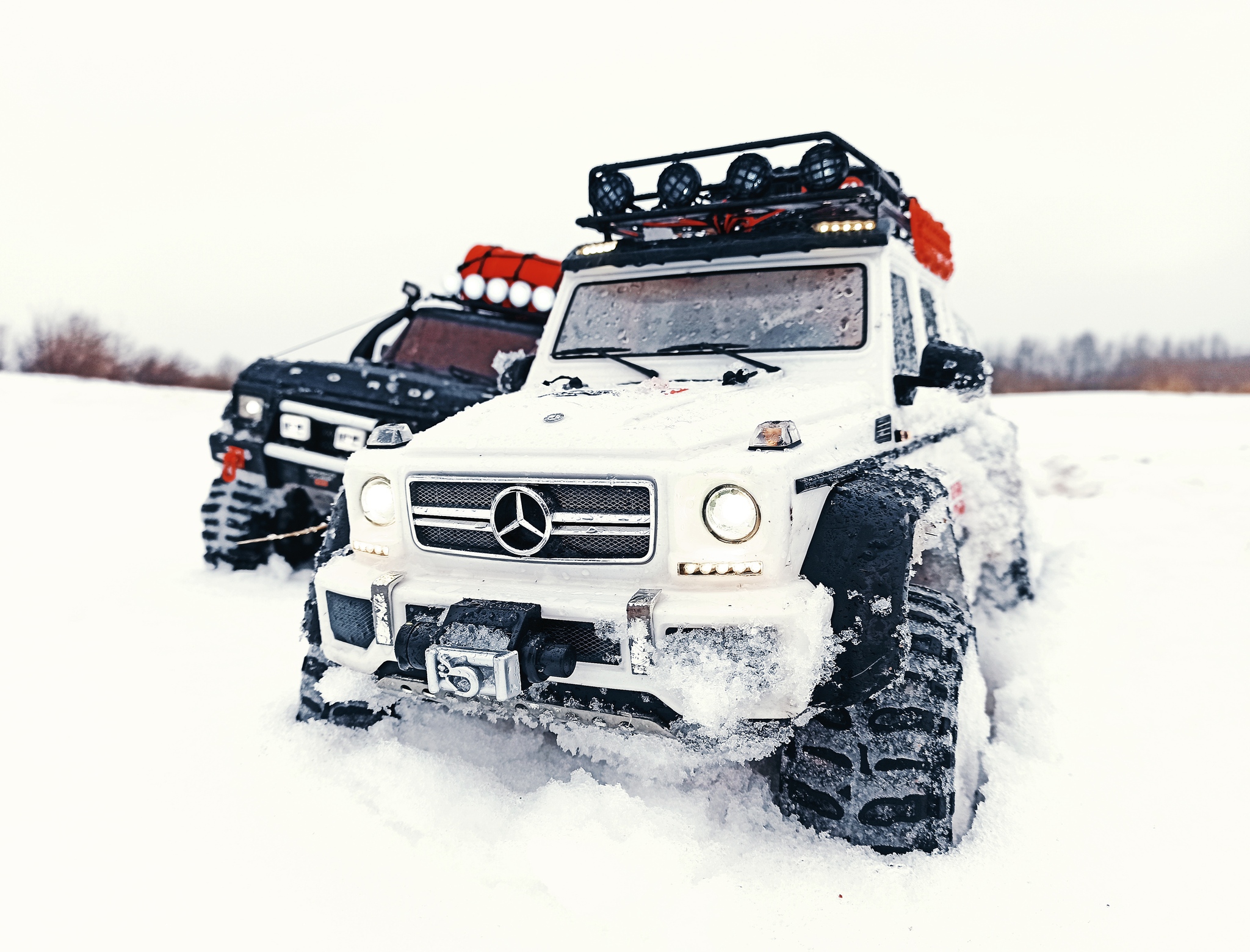 Traxxas trx4 vs trx6 Mercedes 6x6 and Ford 4x4 | Пикабу