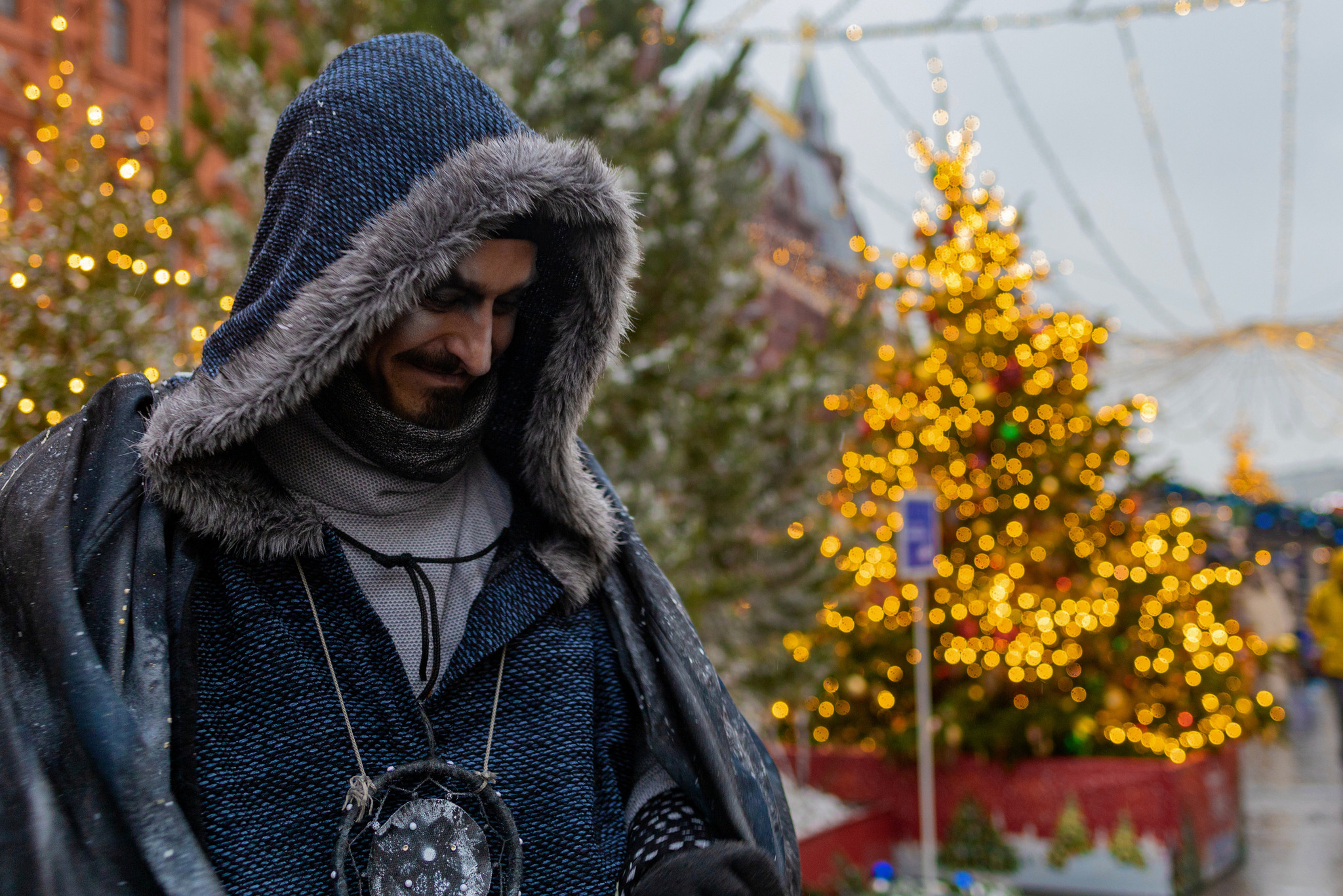 Новогодние моменты: Персонажи Манежной площади... | Пикабу