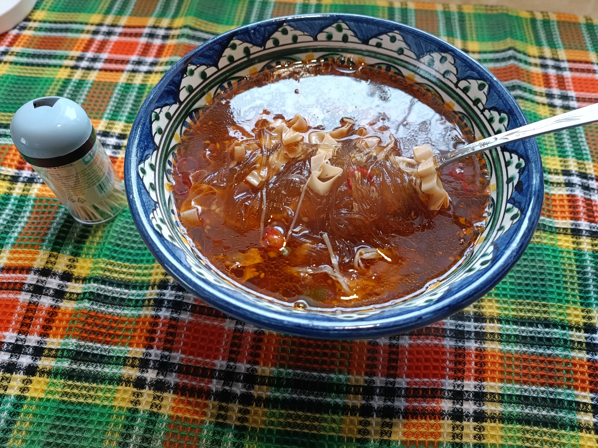 Острая китайская лапша с моллюсками | Пикабу