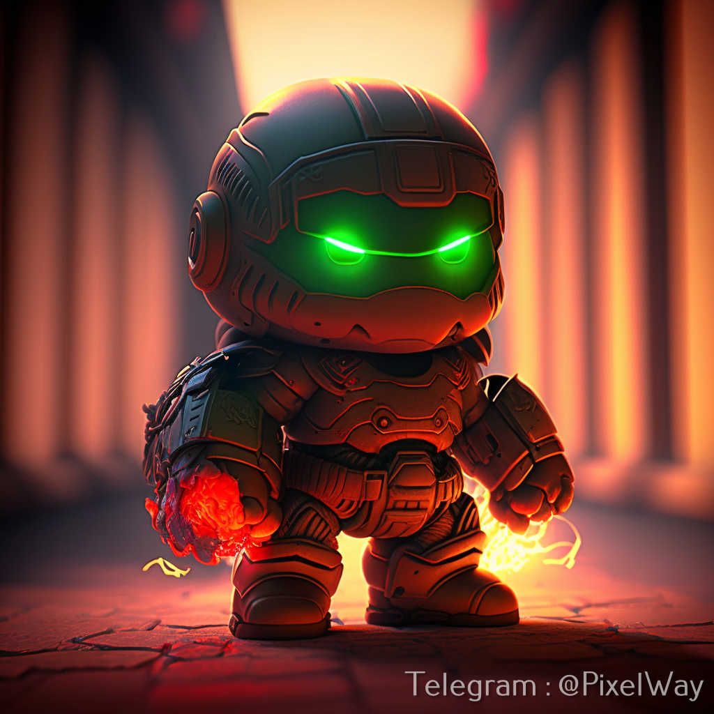 Chibi Doomguy Пикабу