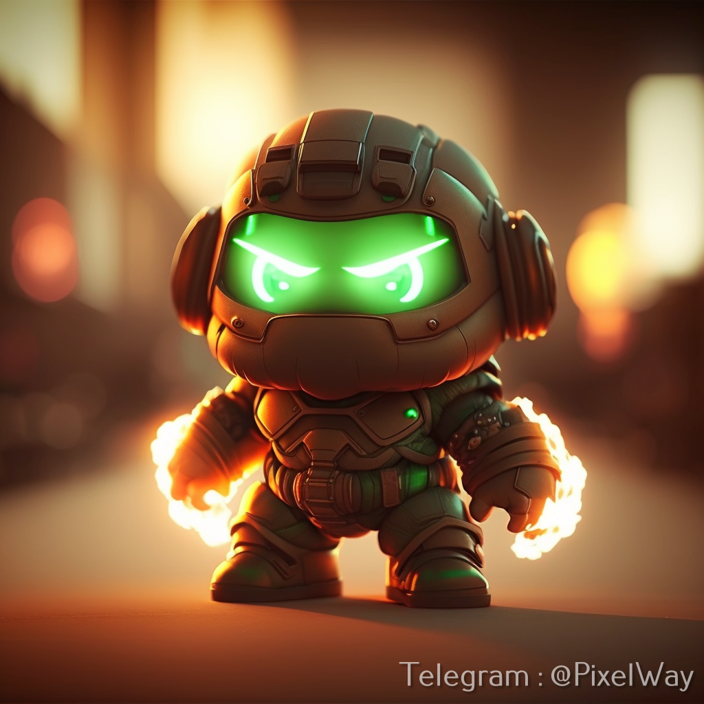 Chibi Doomguy Пикабу