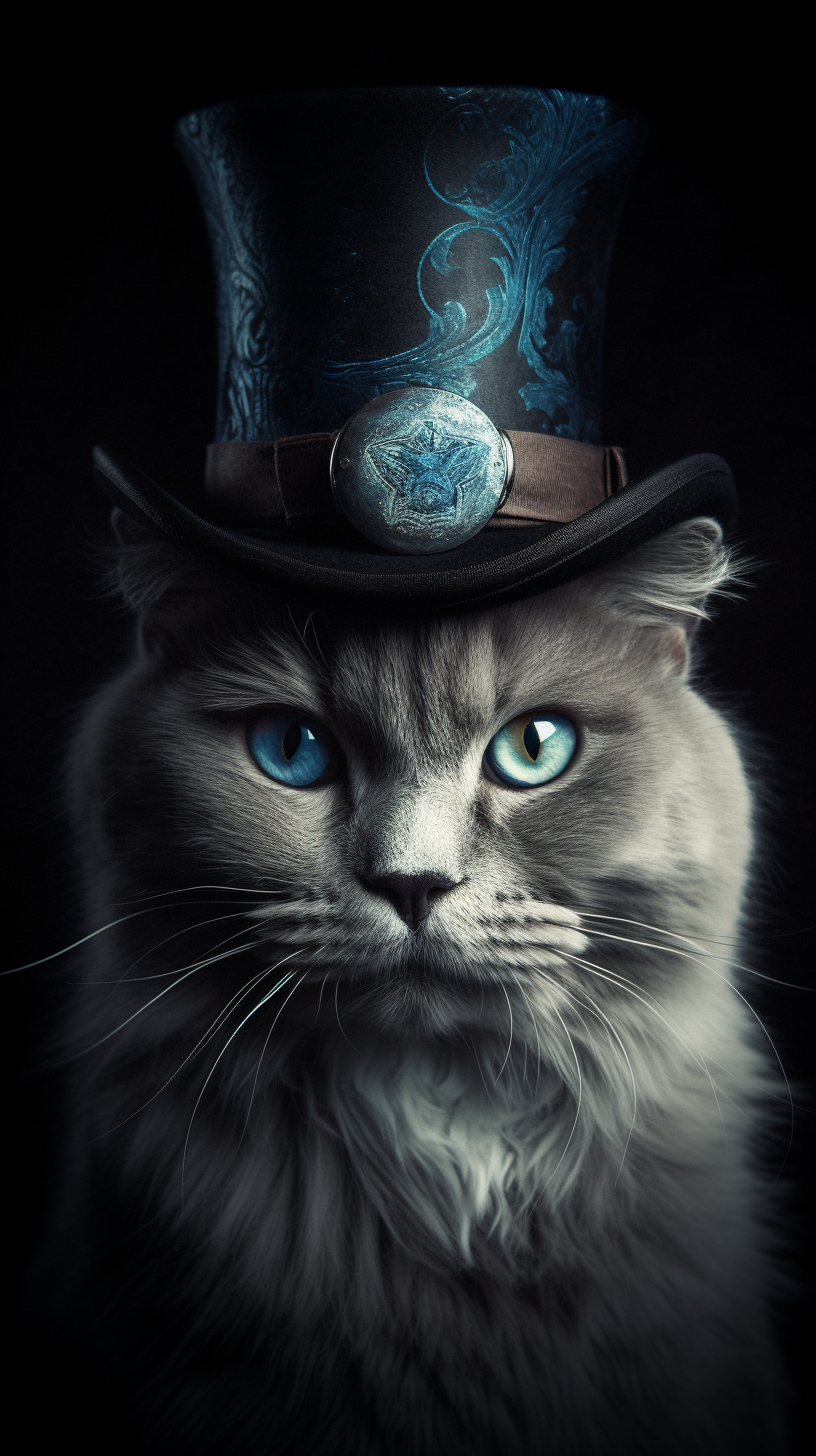 Коты в шляпах Пикабу